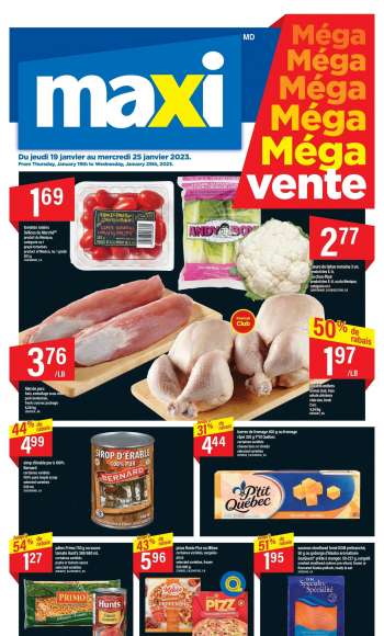 MAXI Hull • 300, boul. St-Joseph • Store hours and flyer from February 09