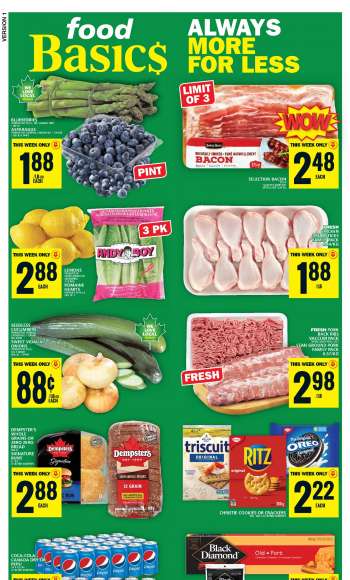 FOOD BASICS Belleville • 470 Dundas Street East • Store hours