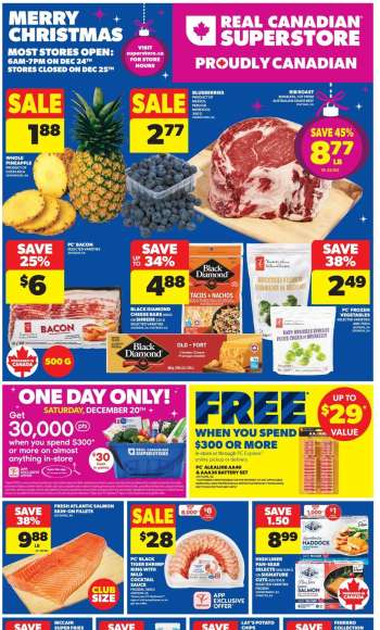 REAL CANADIAN SUPERSTORE Winnipeg • 1035 Gateway Rd • Store hours