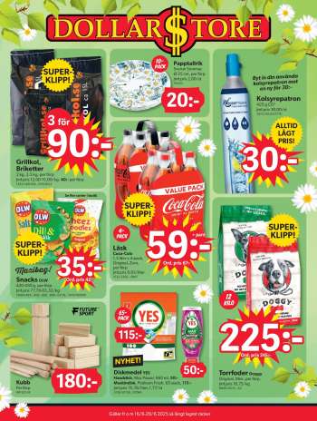 DOLLARSTORE • Reklamblad • Butiker • Öppettider