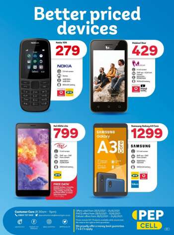 SAMSUNG GALAXY deals - PEP STORES • Today's offer from specials