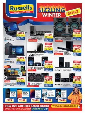 LAPTOP deals - RUSSELLS • Today's offer from specials