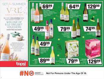RED WINE price - TOPS AT SPAR • Today's offer from specials