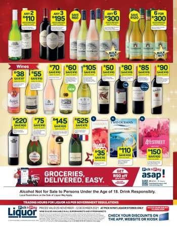 CHAMPAGNE price - PICK N PAY LIQUOR • Today's offer from specials