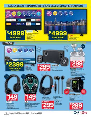 SMART TV deals - PICK N PAY • Today's offer from specials