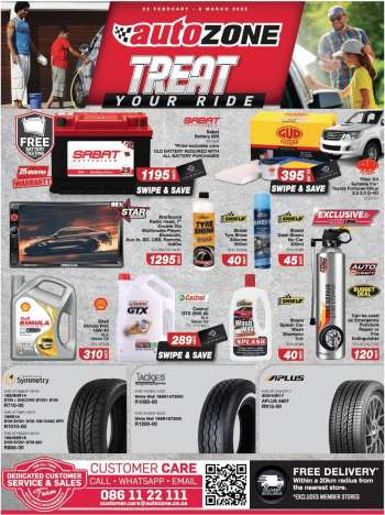 AUTOZONE Specials • Thursday 24 Mar to Thursday 31 Mar 2022