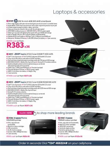 LAPTOP price - HOMECHOICE • Today's offer from specials