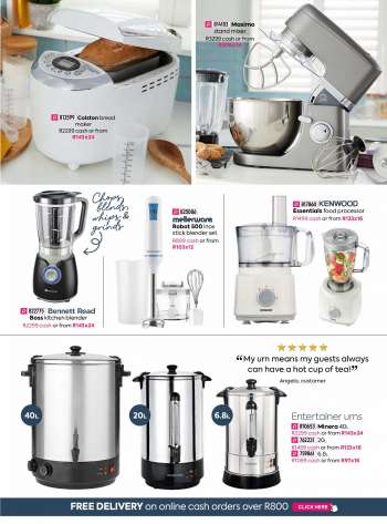 BLENDER price - HOMECHOICE • Today's offer from specials