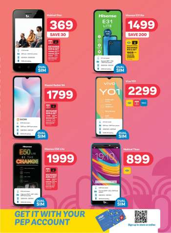 VIVO price - PEP CELL • Today's offer from specials