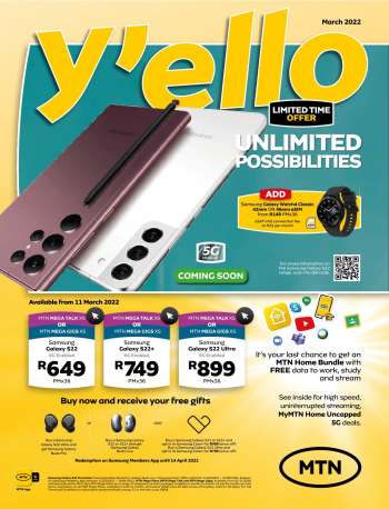 MTN Specials • Friday 1 Apr to Saturday 30 Apr 2022