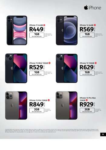 IPHONE 11 price - VODACOM • Today's offer from specials