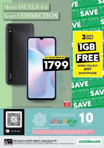 SMARTPHONE price - ACKERMANS • Today's offer from specials