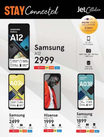 JET Specials • Sunday 3 Apr to Tuesday 5 Apr 2022