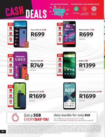 SIM CARD price - VODACOM • Today's offer from specials