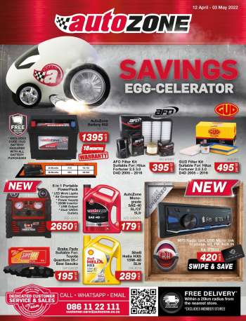 AUTOZONE Specials • Tuesday 21 Jun to Tuesday 5 Jul 2022