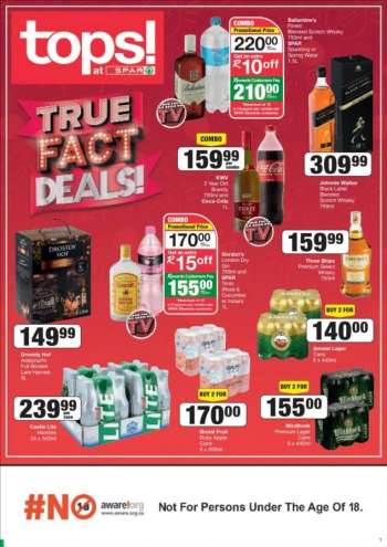 SPRING WATER deals - TOPS AT SPAR • Today's offer from specials