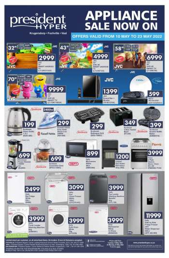 DISHWASHER deals - PRESIDENT HYPER • Today's offer from specials