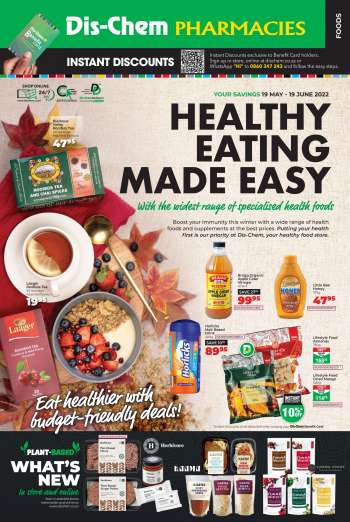 DIS-CHEM Specials • Sunday 22 May to Sunday 17 Jul 2022