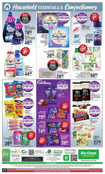 BABY SOFT price - DIS-CHEM • Today's offer from specials