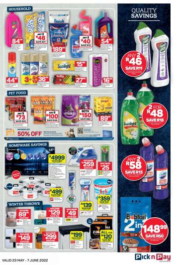 TV price - PICK N PAY • Today's offer from specials