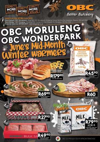 OBC Specials • August 2022