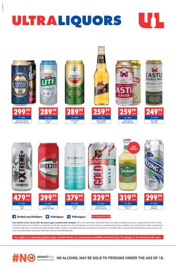 BACARDI price - ULTRA LIQUORS • Today's offer from specials
