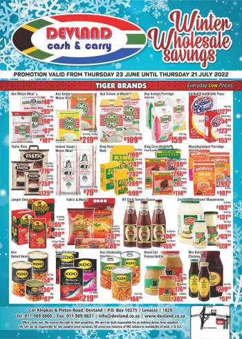 DEVLAND Specials • Friday 22 Jul to Wednesday 24 Aug 2022