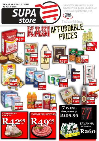 SUPA STORE Specials • Friday 15 Jul to Monday 8 Aug 2022