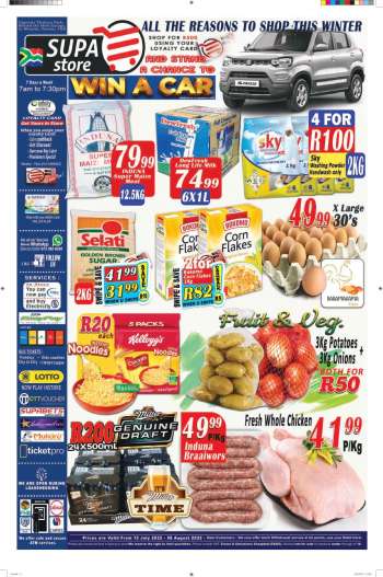 SUPA STORE Specials • Wednesday 10 Aug to Sunday 14 Aug 2022