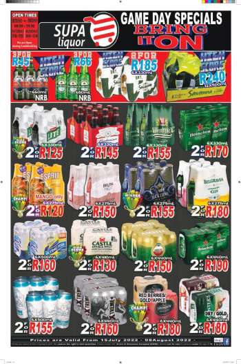 LIQUOR deals - SUPA STORE • Today's offer from specials