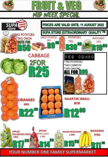 SUPA STORE Specials • Wednesday 10 Aug to Sunday 14 Aug 2022