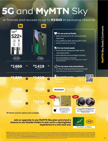 IPHONE price - MTN • Today's offer from specials