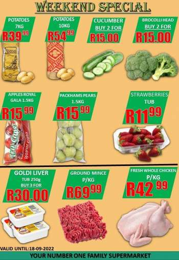 SUPA STORE Specials • Thursday 15 Sept to Sunday 9 Oct 2022