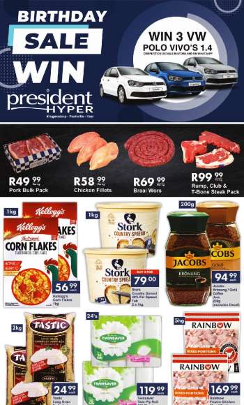 PRESIDENT HYPER Specials • Tuesday 4 Oct to Thursday 20 Oct 2022