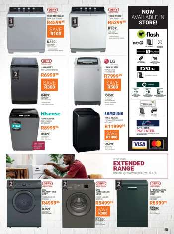 WASHING MACHINE price - BRADLOWS • Today's offer from specials