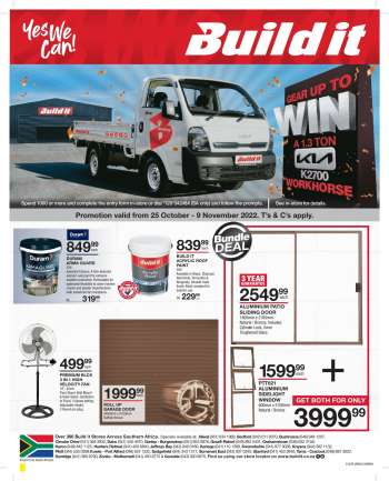 BUILD IT Specials • Thursday 26 Jan to Saturday 4 Feb 2023