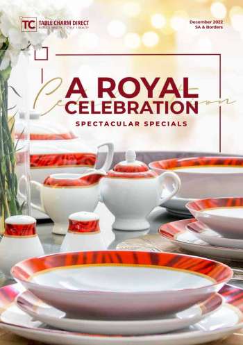 TABLE CHARM DIRECT Specials • Sunday 1 Jan to Tuesday 31 Jan 2023
