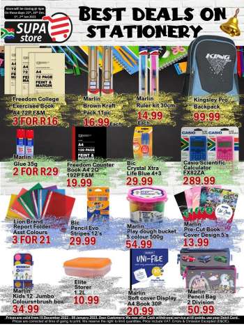 SUPA STORE Specials • February 2023