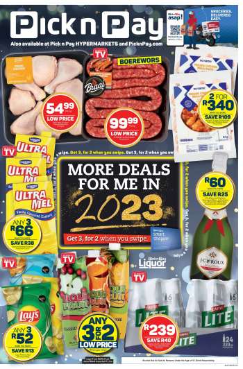 PICK N PAY SUPERMARKET Specials • January 2023