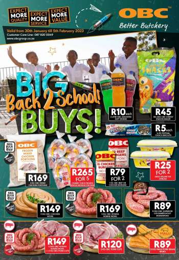 OBC Specials • Friday 31 Mar to Wednesday 12 Apr 2023