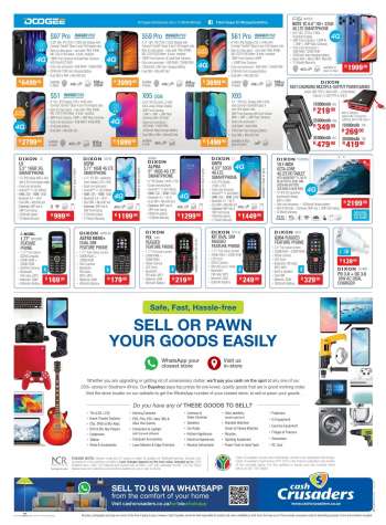 MOBILE PHONE price - CASH CRUSADERS • Today's offer from specials