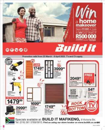 BUILD IT Specials • Tuesday 27 Jun to Wednesday 12 Jul 2023