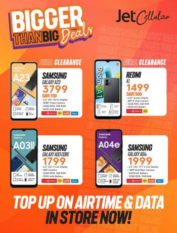 JET Specials • Monday 17 Jul to Sunday 31 Dec 2023