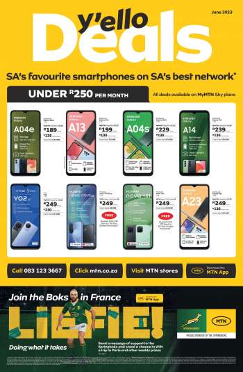 MTN Specials • Saturday 1 Jul to Monday 31 Jul 2023