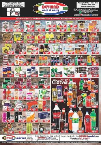 DEVLAND Specials • Monday 24 Jul to Wednesday 23 Aug 2023