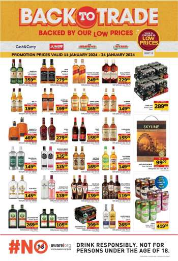 JUMBO CASH & CARRY • Specials • Stores • Trading hours
