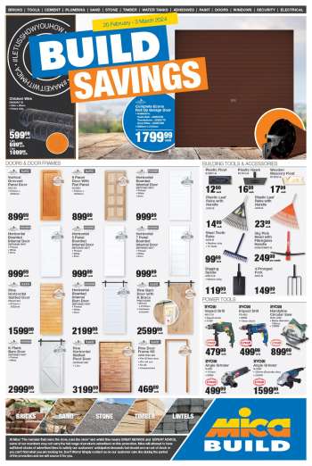 MICA Specials • March 2024