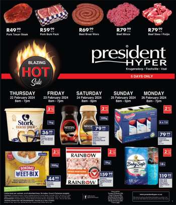PRESIDENT HYPER Specials • Tuesday 5 Mar to Monday 18 Mar 2024