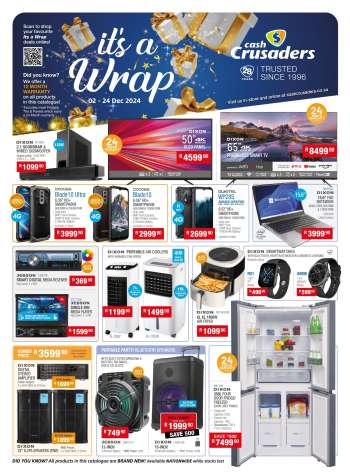 CASH CRUSADERS • Specials • Stores • Trading hours