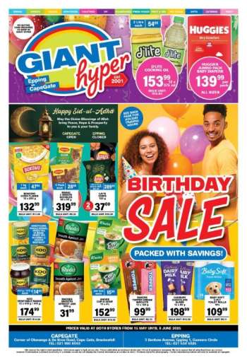 GIANT HYPER • Specials • Stores • Trading hours